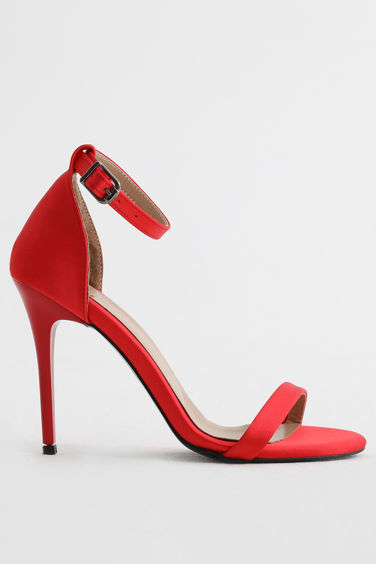 Red Single Band Heeled Sandal red-single-band-heeled-sandal